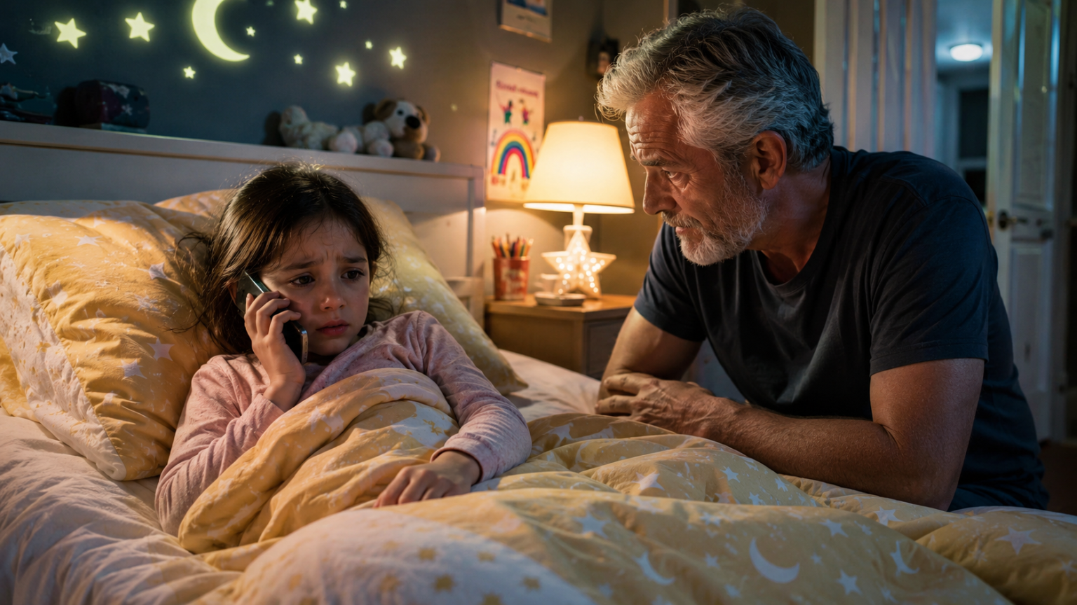 My eight-year-old adopted granddaughter called me at 1:58 a.m. and ...